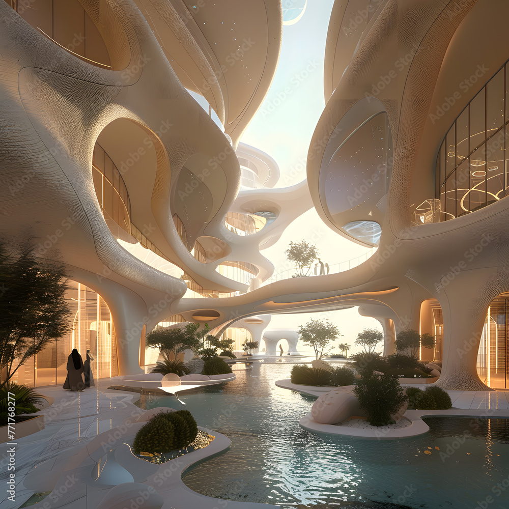 inside the line tabuk neom saudi arabia Stock Photo | Adobe Stock