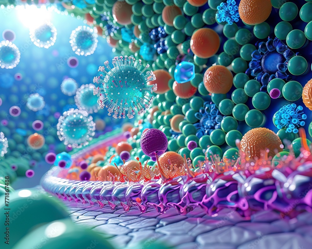 The lipid bilayer of cell membranes modeled at the molecular level ...