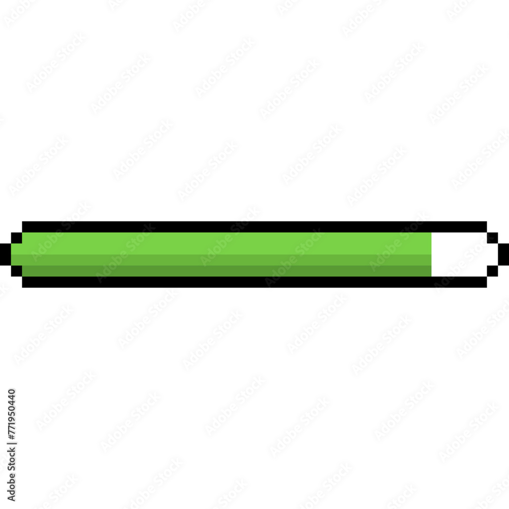 Pixel life game bar interface ux ui graphic business presentation tool ...