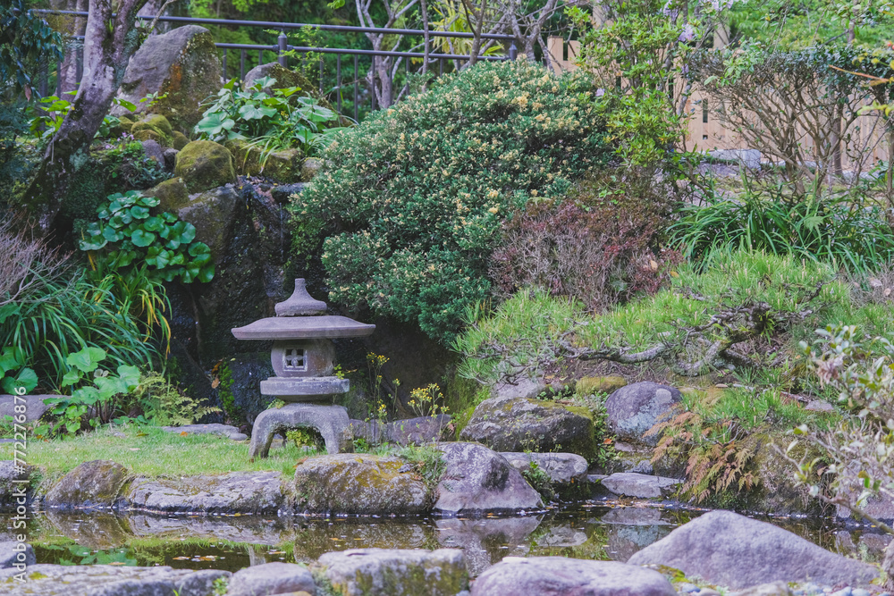 Sengan-en Japanese garden with former Shimazu clan residence in ...