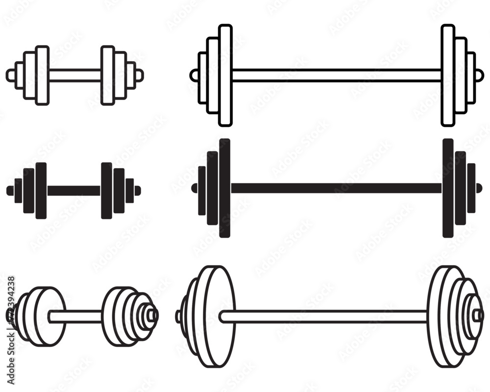 Praca wektorowa bez tantiem: Three designs of free weights, an outline ...