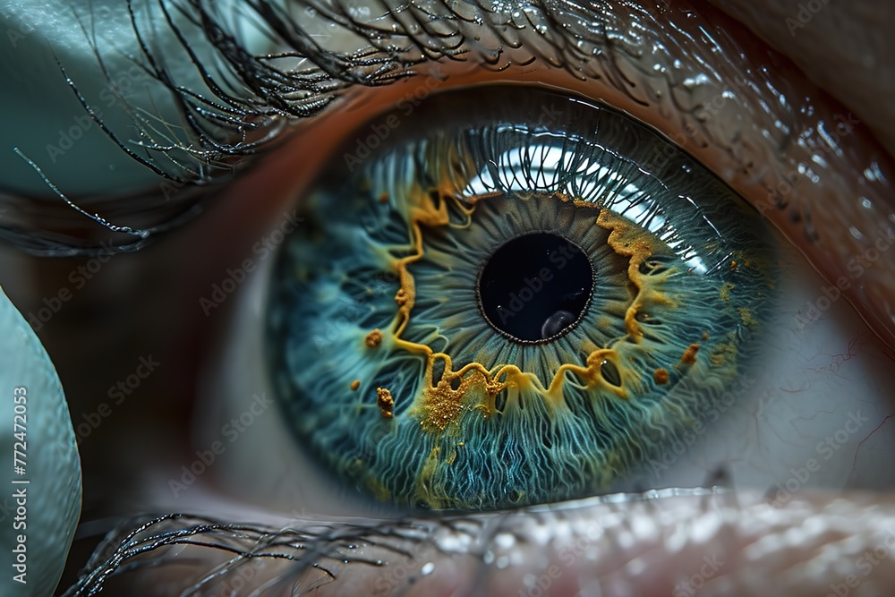 Prosthetic Eye Fitting Photo showing the process of fitting and ...