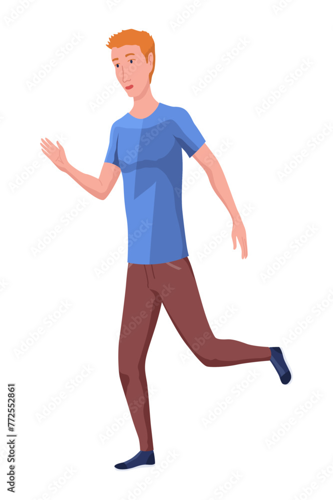 Pupils evacuation from school building flat color vector illustration ...