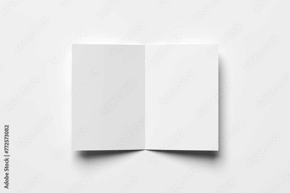 Dl A4 Bifold Mockup Stock Illustration | Adobe Stock