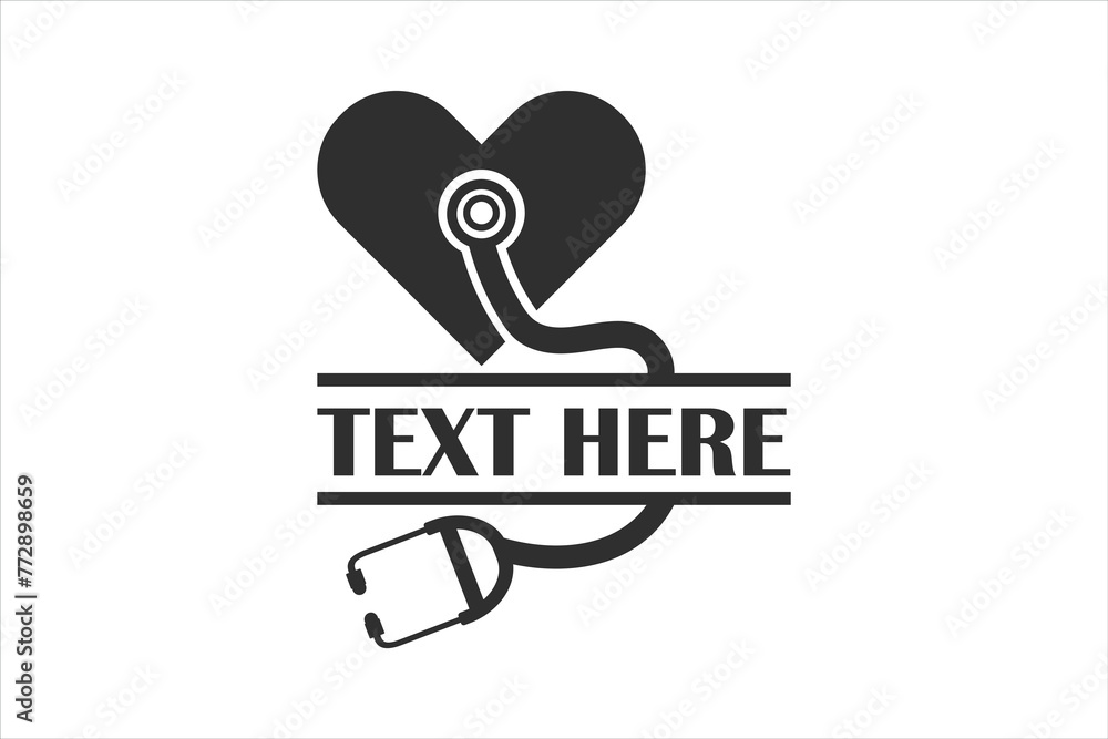 Image vectorielle Stock Medical Monogram Logo, Modern Medical Monogram ...