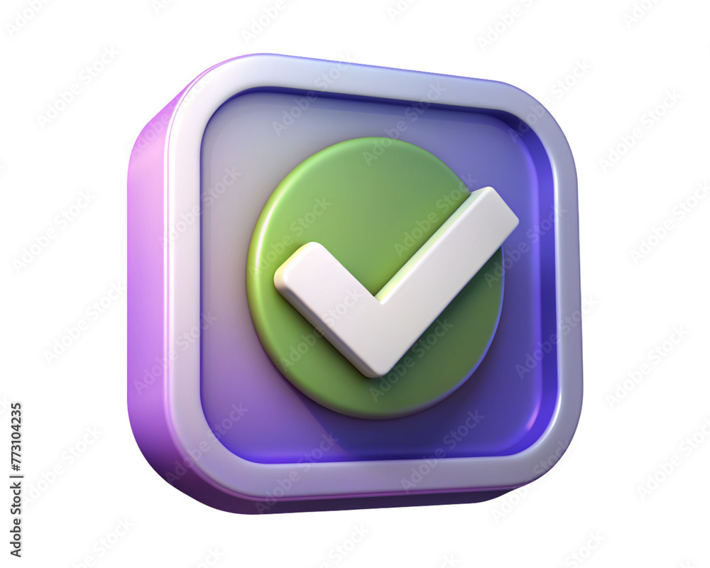 3D aprovado, verificação, ponto de verificação, verificado, chegada ...