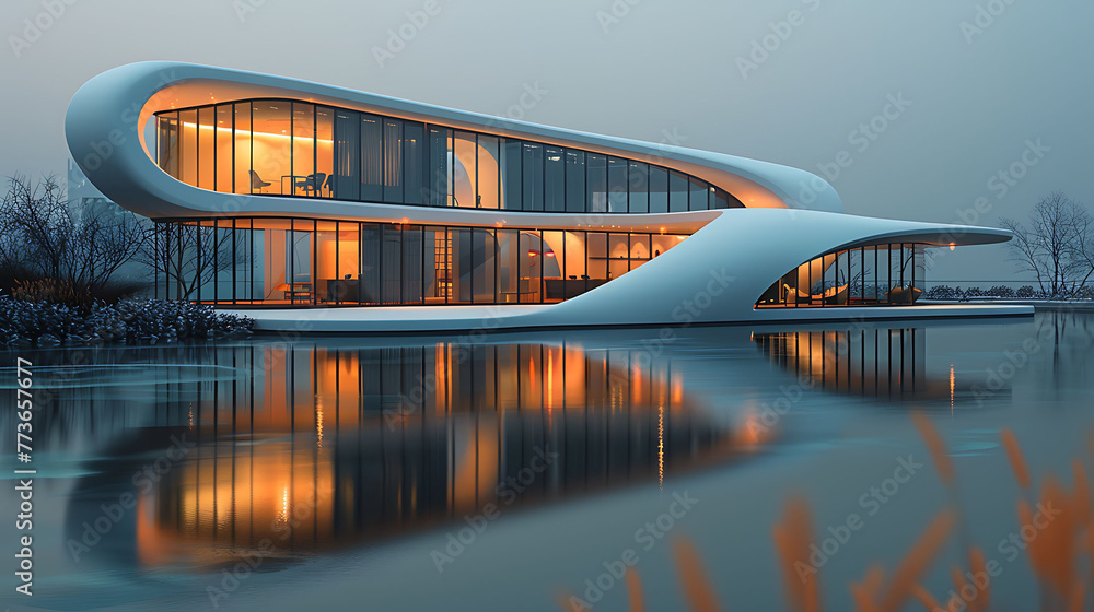 Modern Single-Level Office: Revolutionary Design with Minimalist Style ...