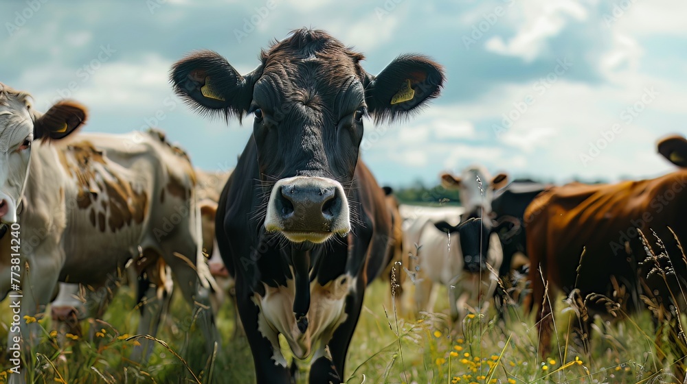 Each cow had its own distinct personality, from the curious calf ...