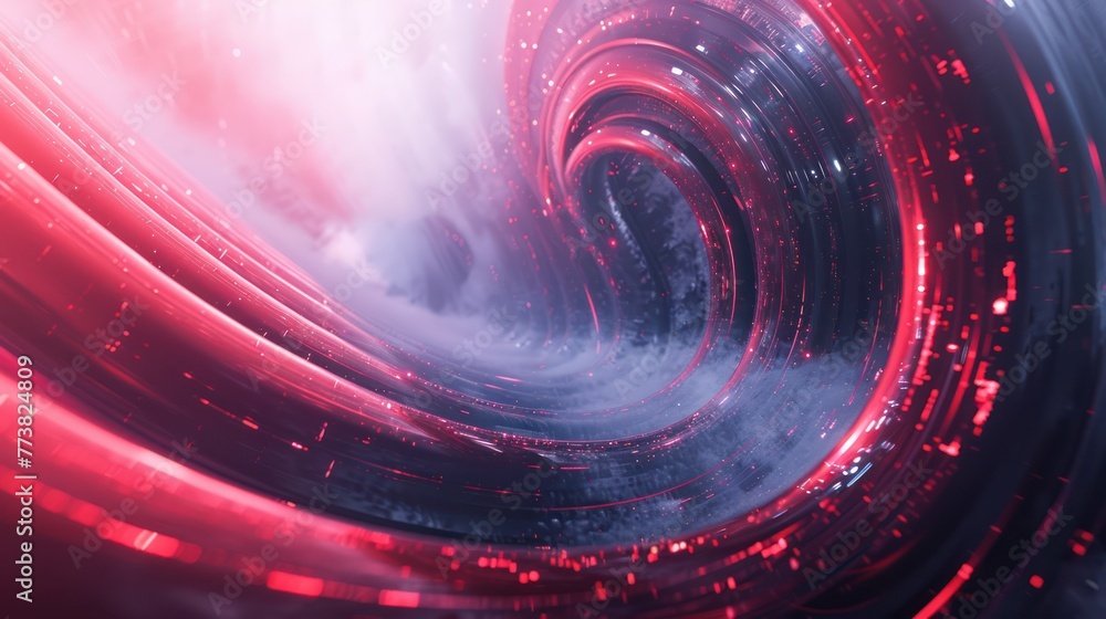 Montage background with grainy digital effect. Red and blue color ...