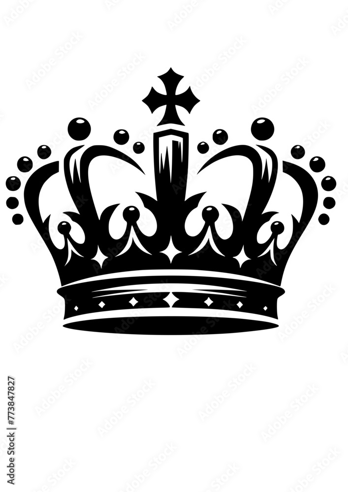 Image vectorielle Stock Royal Crown SVG File, Royal Crown SVG, Princess ...