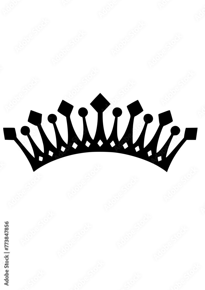Vektor Crown svg, Tiara Svg, Queen Tiara Svg, Princess Tiara Svg, Royal ...