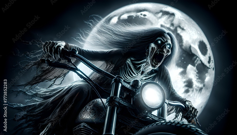 Ilustración de Stock an illustration of a screaming evil banshee at ...