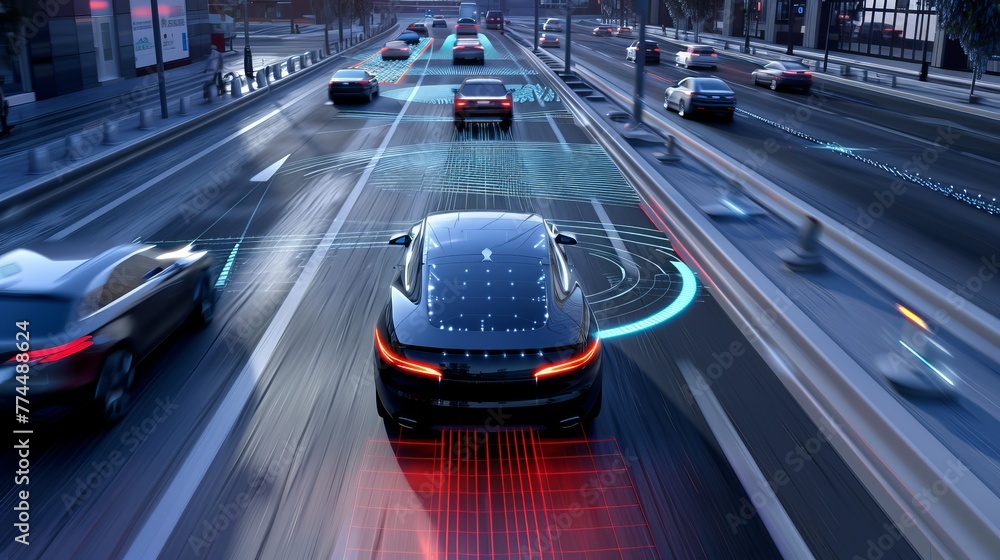 Vehicle technology for autonomous driving is showcased, including ...