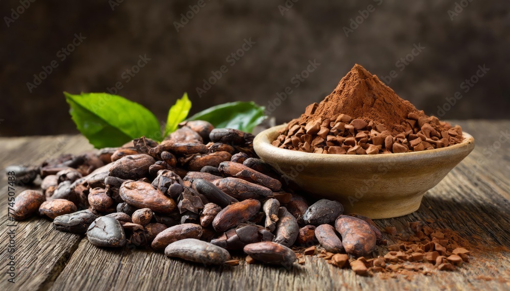 cocoa beans for chocolate making, natural chocolate made with Amazonian ...