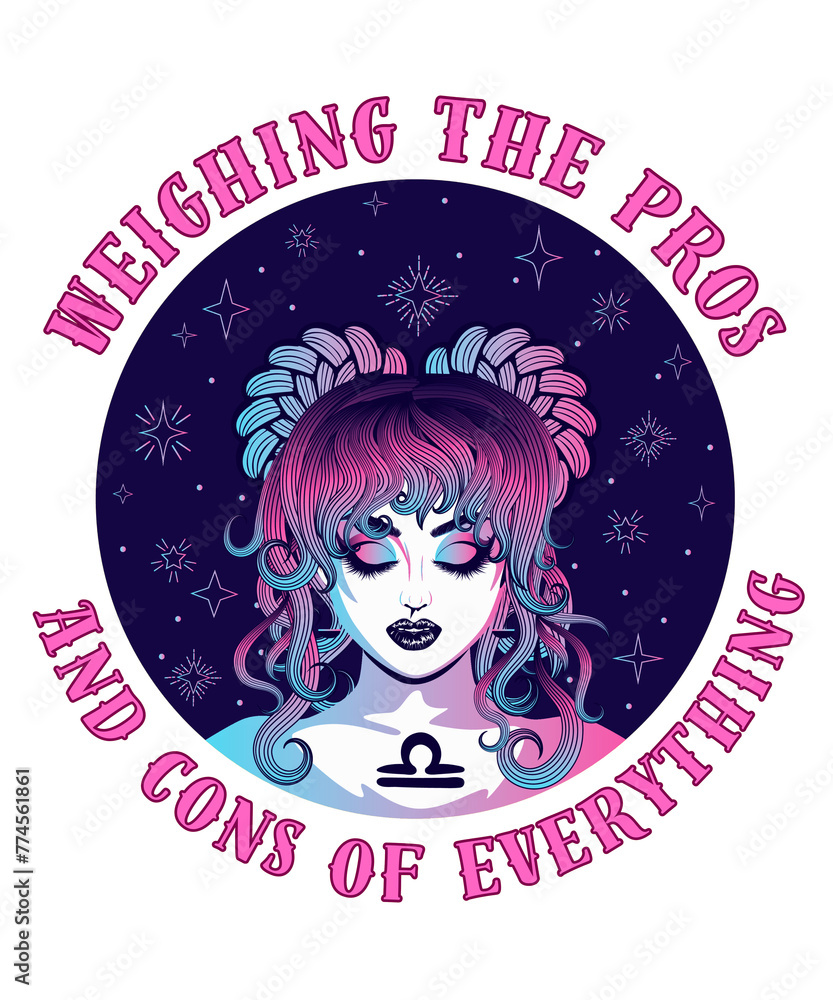 Weighing The Pros And Cons Of Everything. libra astrology Stock ...