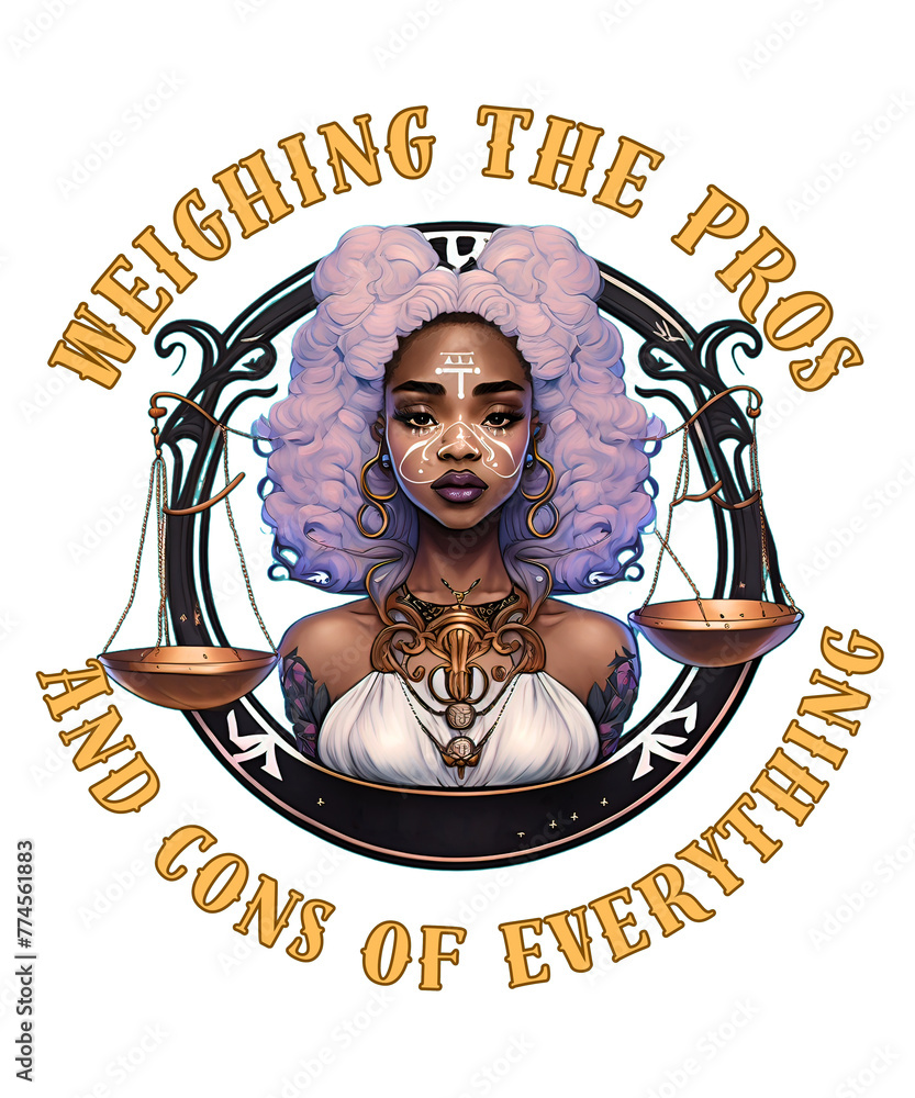Weighing The Pros And Cons Of Everything. libra astrology Stock ...