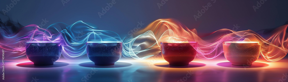 Dynamic cups, Mood Ring fusion, innovative drinkware, mood-based design ...