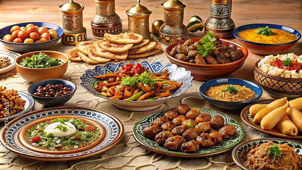 Arabic Cuisine: Middle Eastern traditional lunch. It's also Ramadan ...