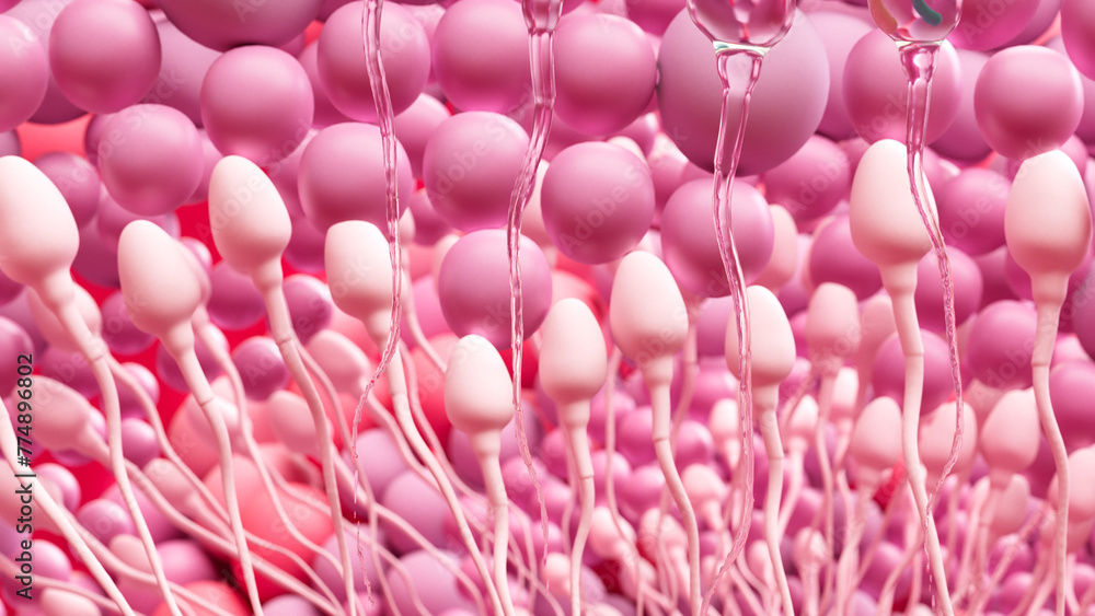 Pathway of Sperm, The journey of sperm, from their creation ...