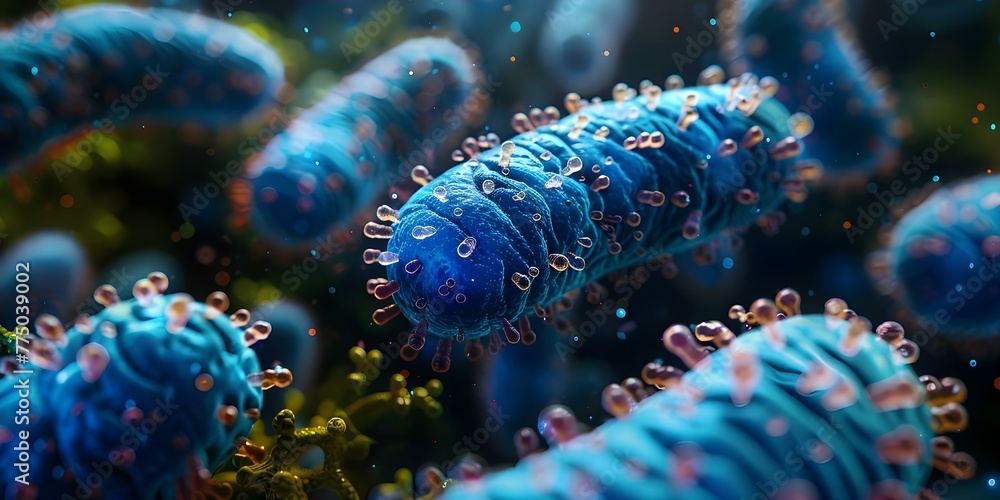 Stock-Illustration „Exploring the Microscopic World: A Close Look at ...