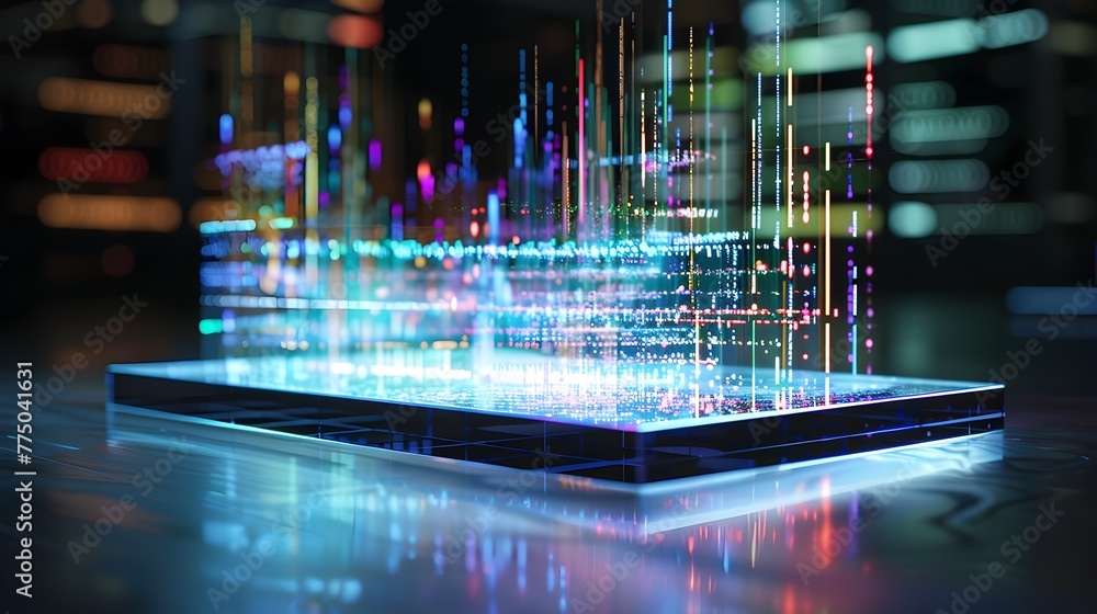 Holographic Projection of a Limit Order Book Visualizing Price ...