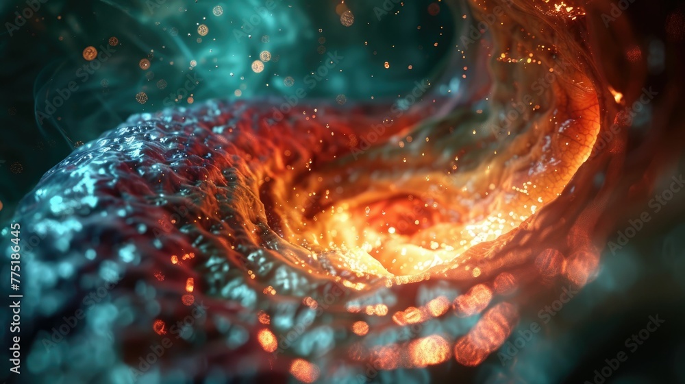 Hiatal hernia and its link to GERD, illustrated in a 3D animation ...