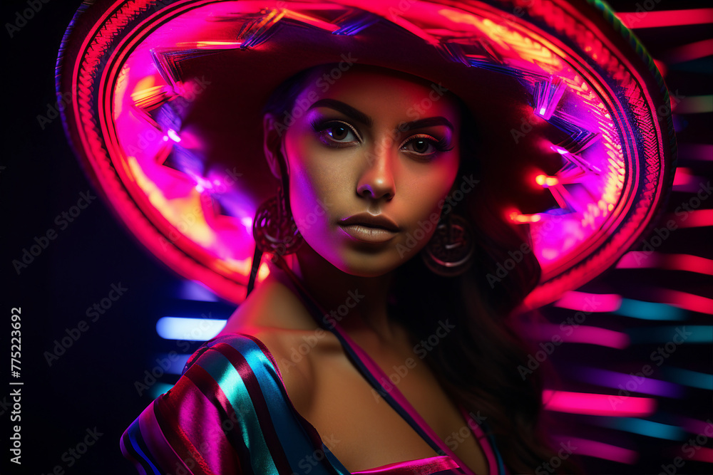 Beautiful woman dances in the Rio Carnival the most famous festival in ...