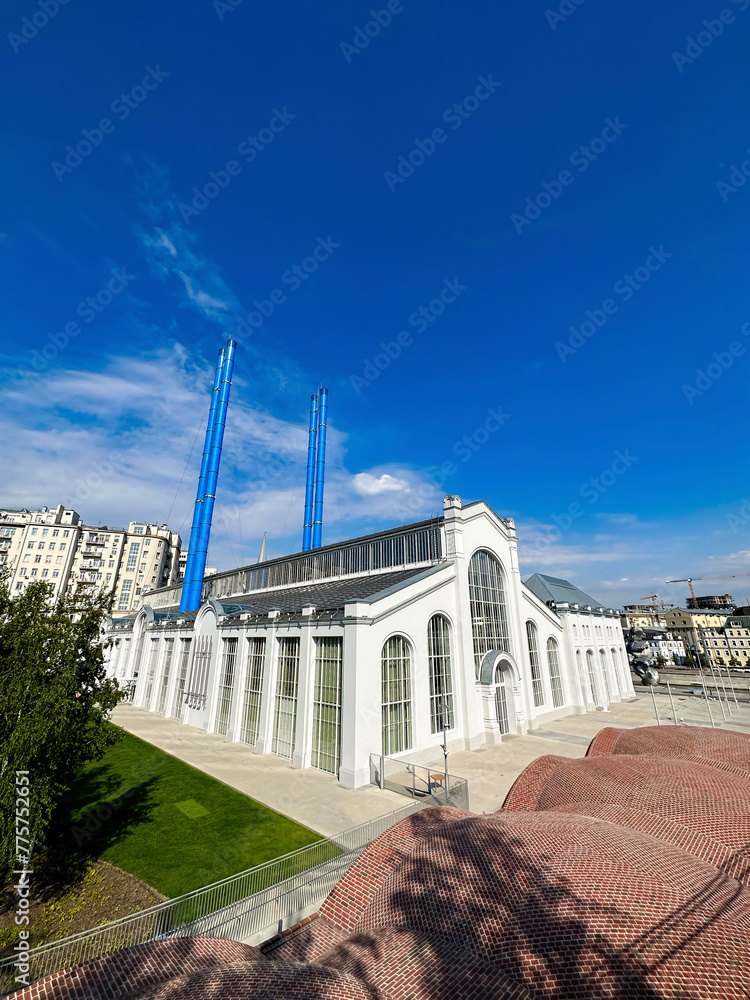 Former power plant transformed into an art hub, showcasing a fusion of ...