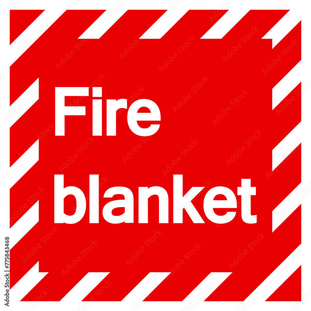 Fire Blanket Symbol Sign, Vector Illustration, Isolate On White ...
