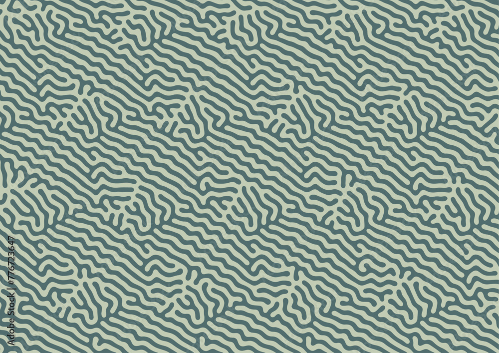 Turing reaction diffusion pattern with abstract motion. Vector ...