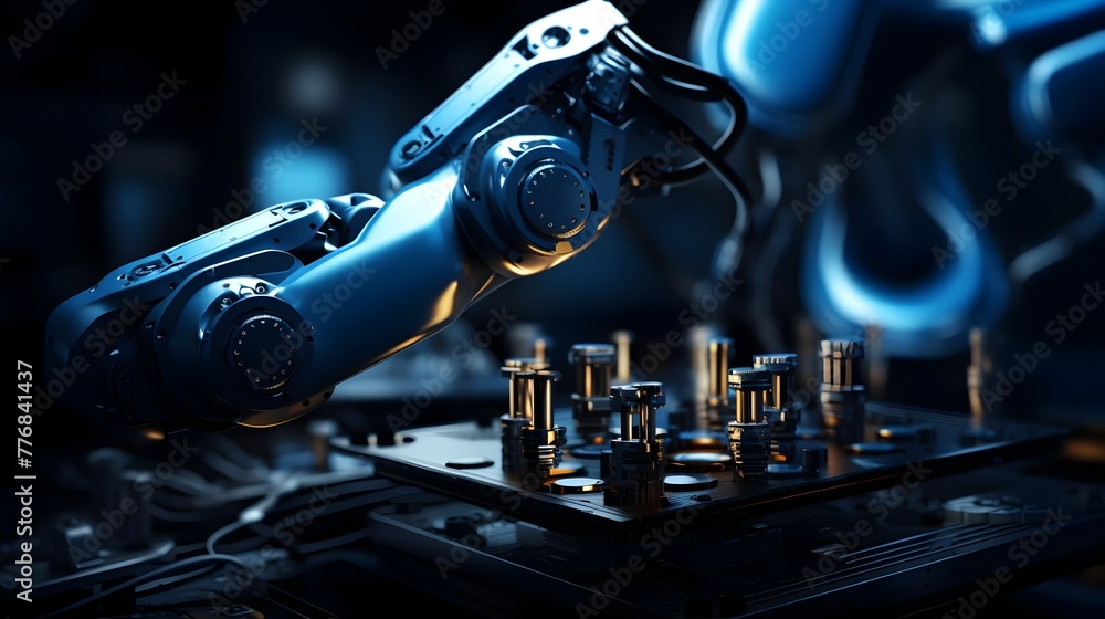 Automated Precision Robotic Arm Control in Futuristic Smart Factory ...