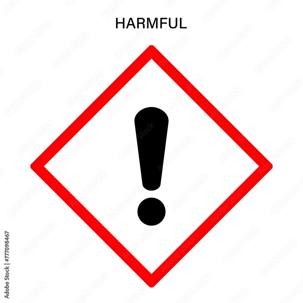 Harmful warning sign vector. Globally harmonized system hazard ... Harmful warning sign vector. Globally harmonized system hazard ...