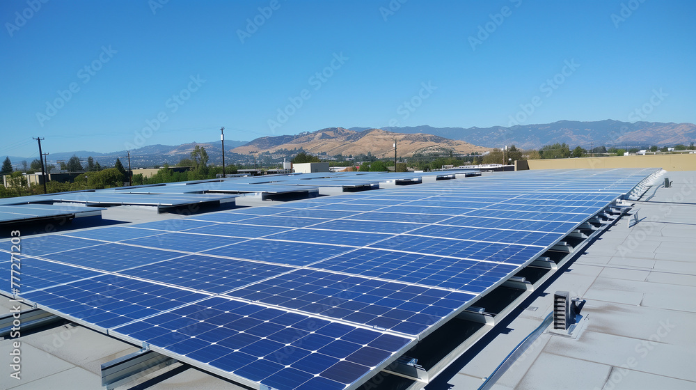 Professional Solar Panel System Setup – Renewable Energy Implementation ...