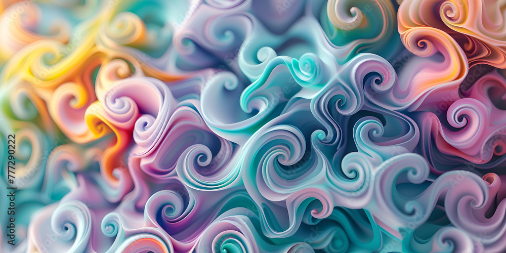 Swirls of liquid , abstract masterpiece,smooth endoplasmic reticulum ...