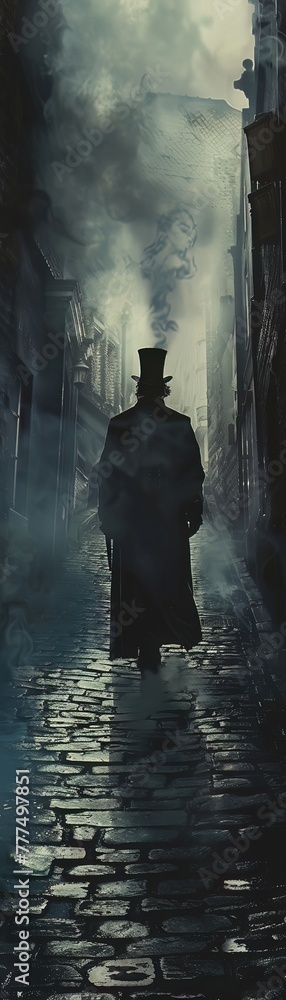 In the shadowed alleys of Victorian London, Jack the Ripper prowled ...