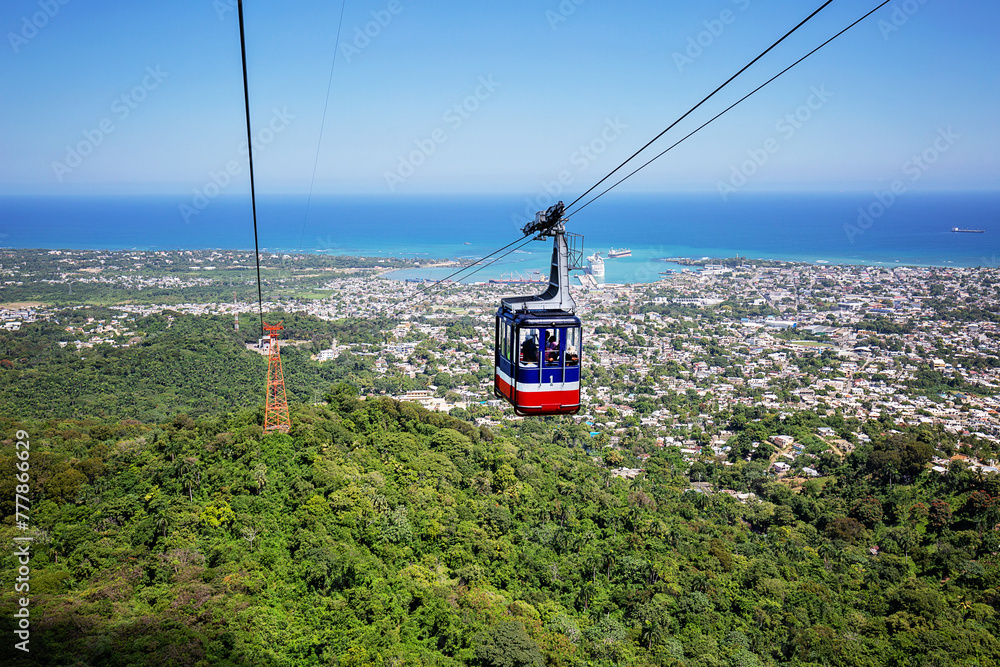 Teleferico in Puerto Plata, Dominican Republic, offers the visitor a ...