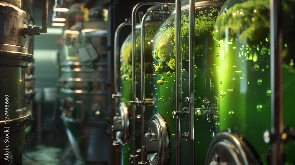 An advanced laboratory setup showcasing the precision fermentation ...