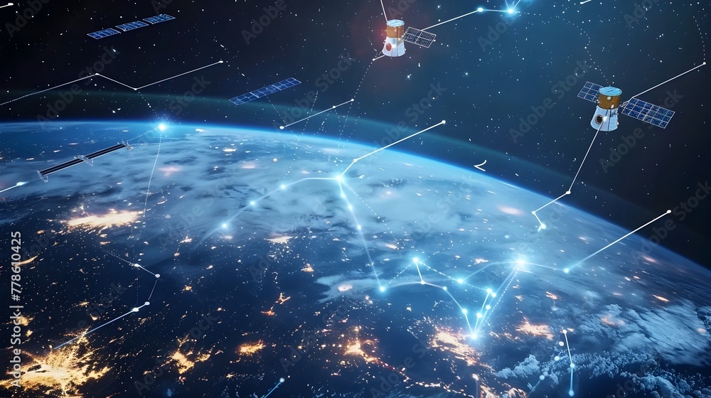 Dynamic Visualization of Earth's Digital Infrastructure Featuring ...