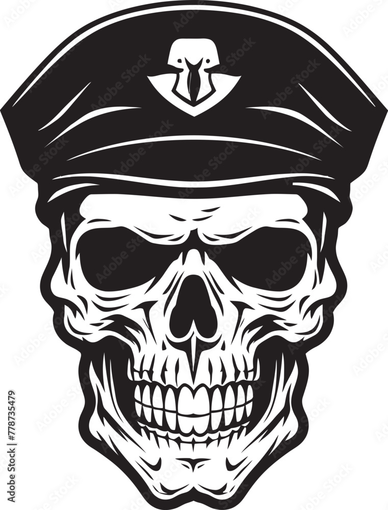 Elite Skull Troop Special Ops Emblem Icon Commando Skull Division ...