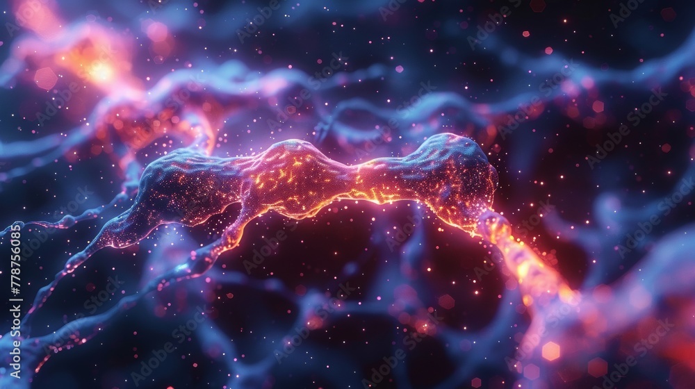 pixel art of an alien bioluminescent cell structure, pixelated digital ...