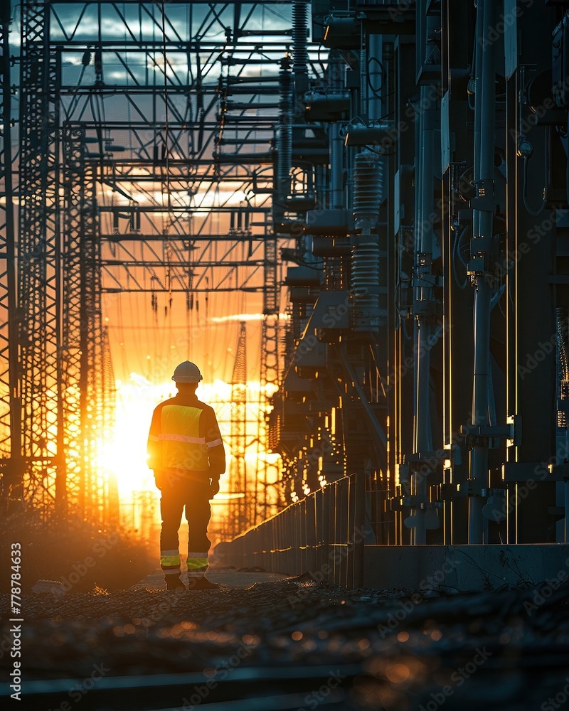 Substation, Electrical Insulators, Modern Technology, Studying the ...