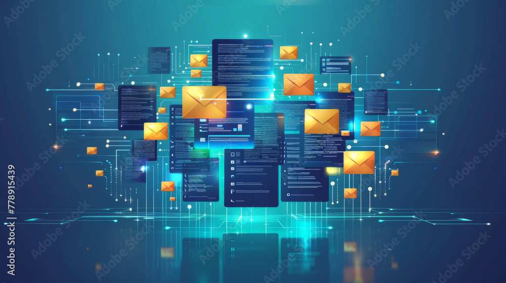 Human Resources, Illustrated overview of HR management, showcasing ...