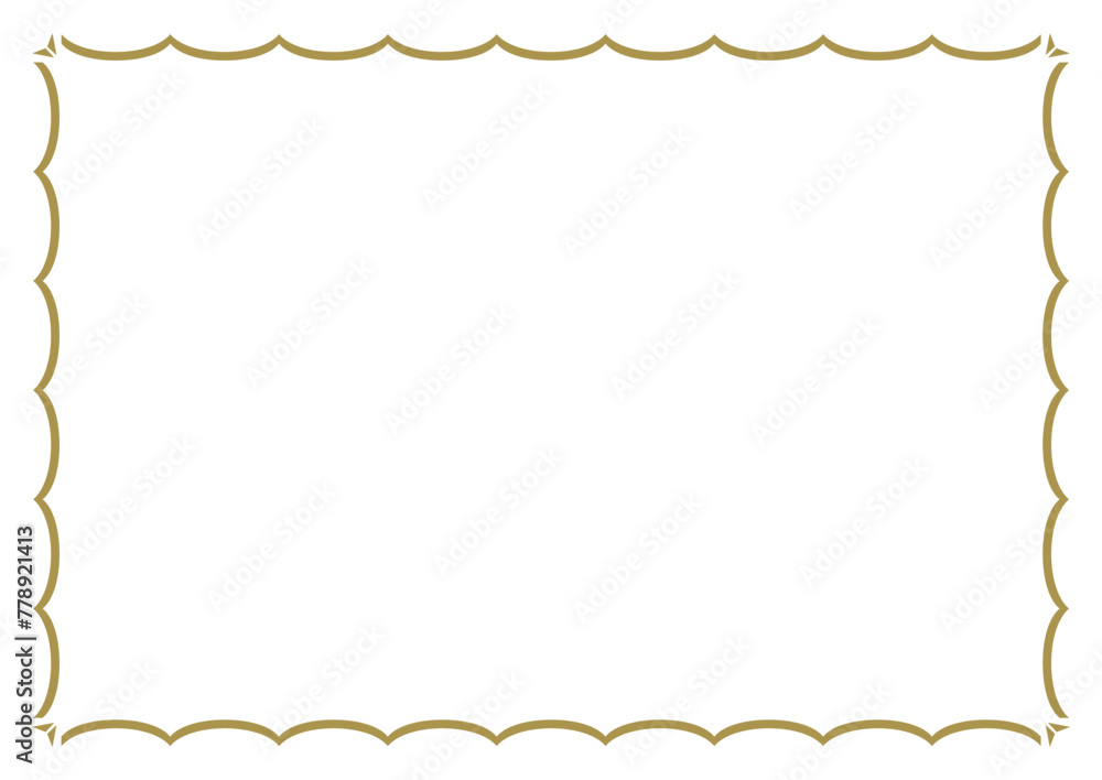 Elegant frame for your text, photos or invitations, blank Frame for ...