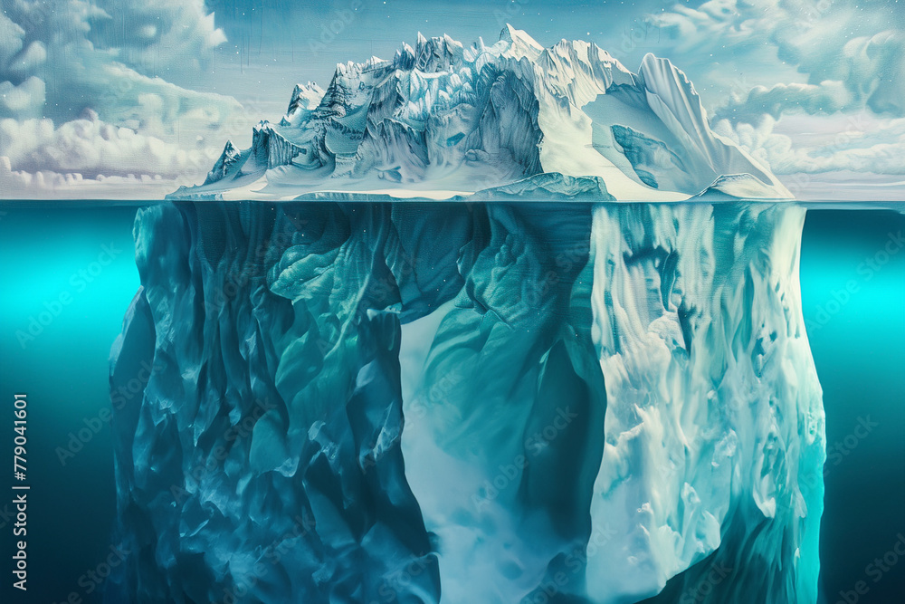 The iceberg theory in art the visible part of the work is just the ...