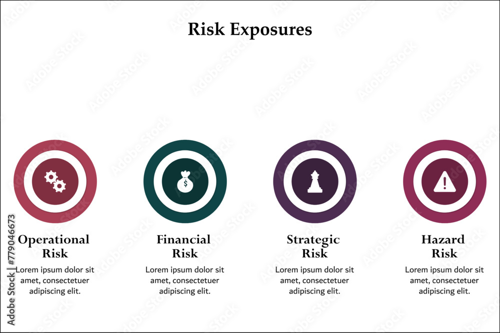Four types of risk exposures - Operational, financial, Strategic ...