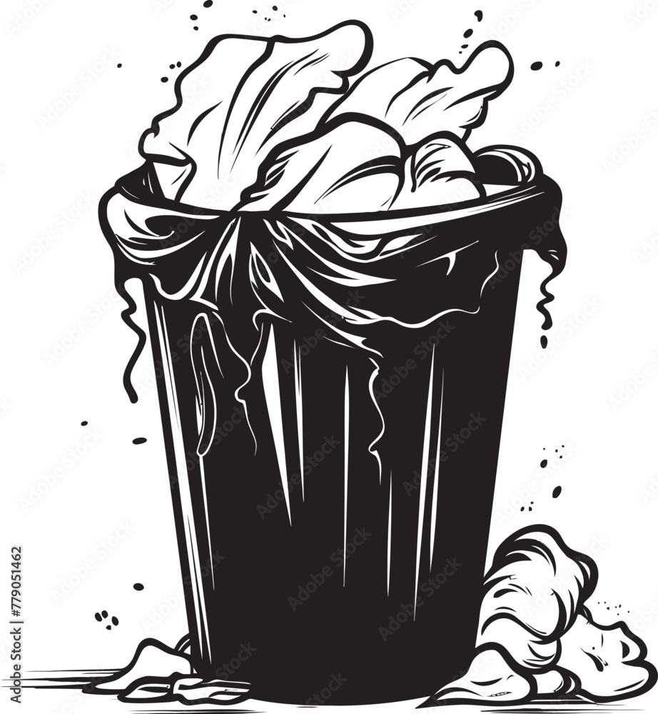 Recycling Symbol Icon A Symbol of Sustainable Living Trash Container ...