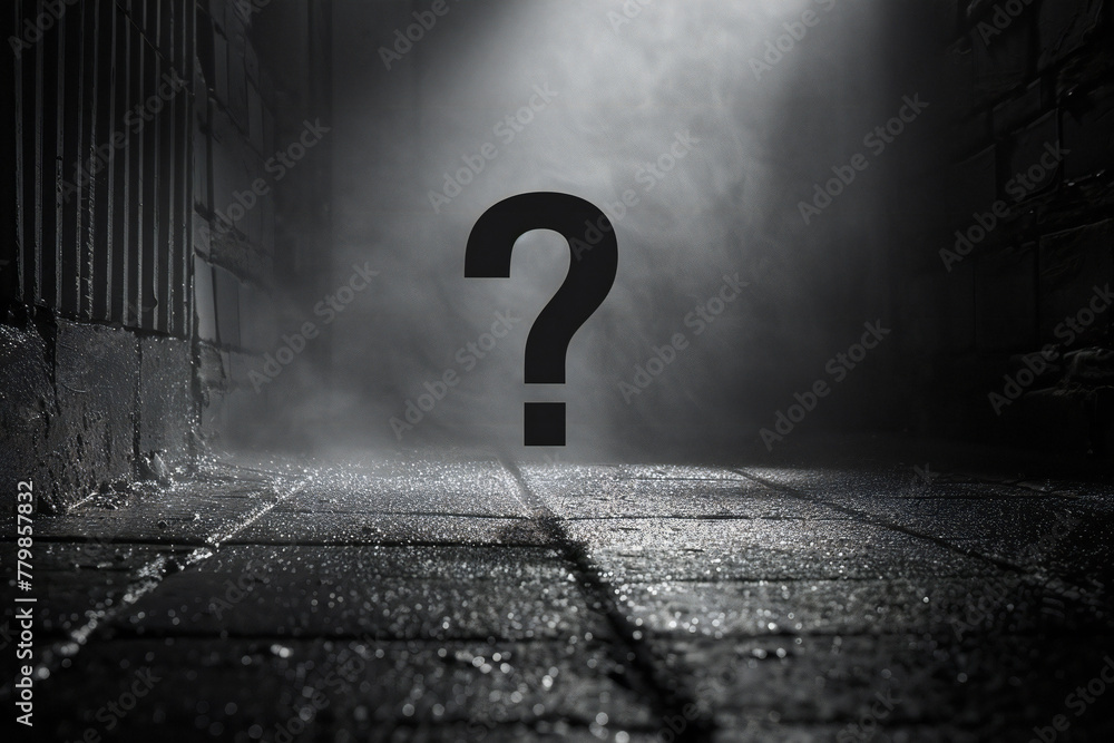 question mark, symbol of curiosity Stock Illustration | Adobe Stock