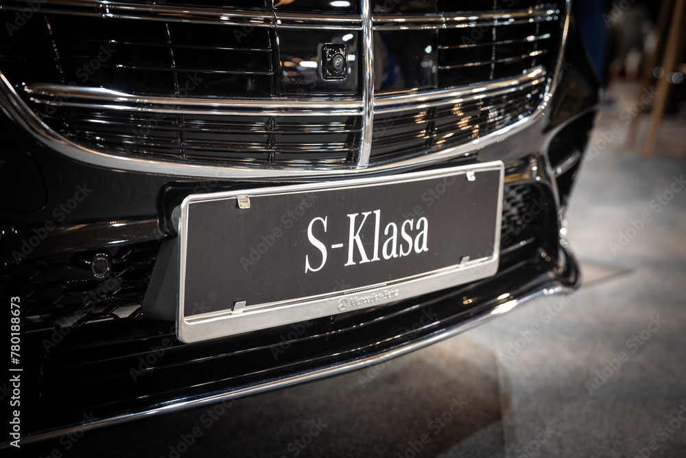 BELGRADE, SERBIA - MARCH 23, 2024: Custom Licence plate for a Mercedes ...