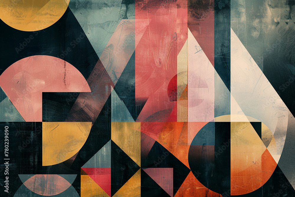 Incorporate geometric shapes into the background design. How can we ...