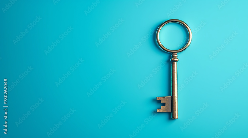 Key, minimal wallpaper, an important symbol that represents the ...